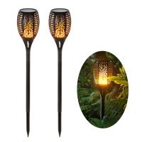 China 1w Flickering Flame Solar Lights , LED Solar Torch Light 8-10 Hours Lasting Time for sale