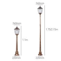 China Aluminum IP55 Outdoor LED Garden Lights , 2w Solar LED Landscape Lights for sale