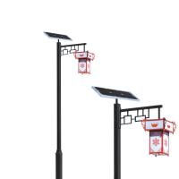 China Modern Design Solar LED Garden Lights , Dc 12v 24v 50w Garden Light With Pole for sale