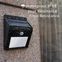 China Smart Solar Waterproof Wall Light , Solar Garden Lights With Motion Sensor for sale
