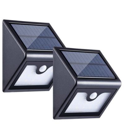 China Outdoor Solar Powered LED Wall Light CDS Night Sensor For Courtyard Pathway for sale