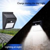 China Warm / Cool White Solar LED Motion Sensor Waterproof Wall Light 3 Years Warranty for sale