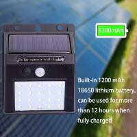 China Warm / Cool White Solar LED Motion Sensor Waterproof Wall Light 3 Years Warranty for sale