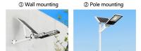 China Ip65 Solar Powered Parking Lot Lights ,  Integrated Solar Street Lamp 100 Lumen for sale