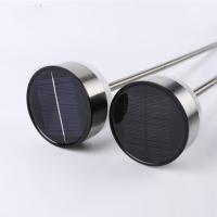 China Solar Powered Outdoor Lawn Lights IP65 Weatherproof Stainless Steel Base 80Lm for sale