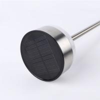 China Solar Powered Outdoor Lawn Lights IP65 Weatherproof Stainless Steel Base 80Lm for sale