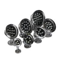 China Cob Underwater LED Lights Stainless Steel 15/30/45/60/120 Beam Angle IP68 for sale