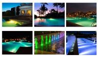 China 12v/24v AC / DC RGB LED Pool Light , IP68 LED Swimming Pool Light Durable for sale