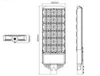 China High Luminance IP67 180w LED Street Light For Outdoor Newest Design Aluminum Shell for sale