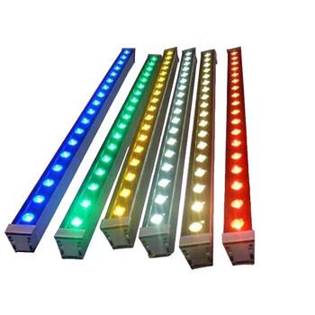 China RGB 24W Exterior Wall Wash LED Lighting DMX 512 LED With RF Remote Controller for sale
