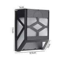 China Yard Garden Solar Wall Mounted Motion Sensor Light , Solar LED Fence Post Lights for sale