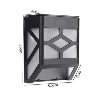 China Yard Garden Solar Wall Mounted Motion Sensor Light , Solar LED Fence Post Lights for sale