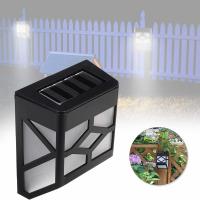China Yard Garden Solar Wall Mounted Motion Sensor Light , Solar LED Fence Post Lights for sale