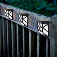 China Yard Garden Solar Wall Mounted Motion Sensor Light , Solar LED Fence Post Lights for sale
