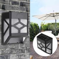China Yard Garden Solar Wall Mounted Motion Sensor Light , Solar LED Fence Post Lights for sale