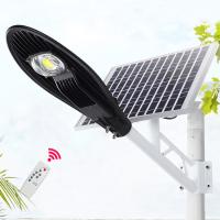 China 2700K 3.2V Cob 50W Solar Street Lamp / Led Outdoor Lighting LVD RoHS for sale