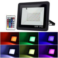 China 270 Degrees 100 W 50 W RGB Outdoor LED Flood Lights for sale