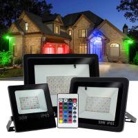 China 270 Degrees 100 W 50 W RGB Outdoor LED Flood Lights for sale