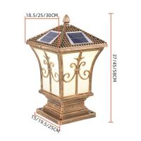 China Outdoor 6500K 2W 3W 4W Waterproof Solar Garden Lamp for sale