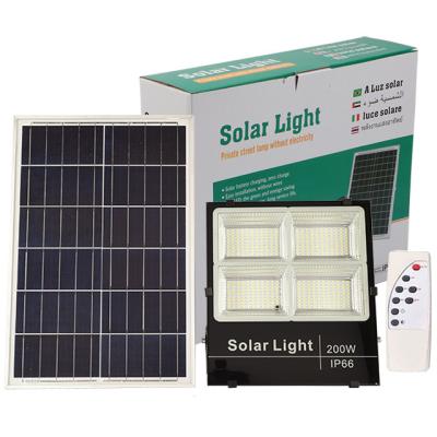 China 200W 40W 25W Monocrystalline Solar Powered LED Flood Light for sale