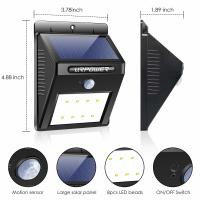 China PIR Security Rechargeable Outdoor LED Solar Lights for sale