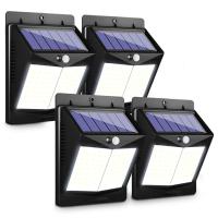 China 6000K 20 Leds PIR Outdoor Wireless Solar Wall Light For Pathway for sale