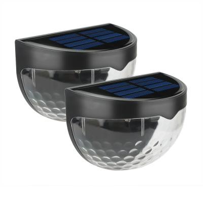 China Good Price Waterproof LED Solar Wall Light 6 LEDs 6000k Light Sensor Outdoor Garden Lamp White for sale