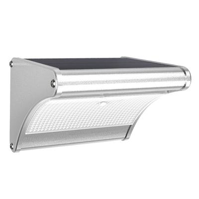 China 3 Years Warranty Aluminum Alloy Garden Solar Lights Outdoor IP65 Waterproof 24 LED Solar Motion Sensor Wall Light for sale