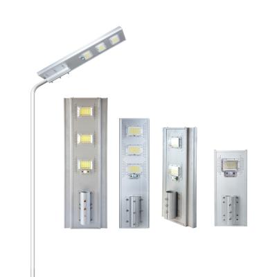 China Stand Alone 100W 120W 150W 200W 300W Smart Outdoor Lamparas Solares Led Integrated All In One LED Solar Street Light for sale