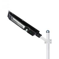 China 6500K 100 Watt Solar Garden Street Light All In One Led Road Lamp for sale