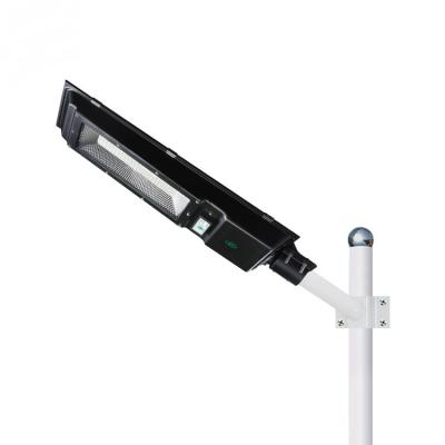 China 6500K 100 Watt Solar Garden Street Light All In One Led Road Lamp for sale