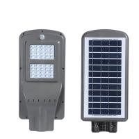 China 6500K 100 Watt Solar Garden Street Light All In One Led Road Lamp for sale