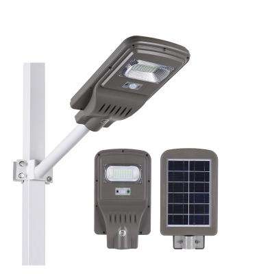 China 7000K 60 W 90 W 120 W Solar Garden Street Light 90° Beam Angle for sale