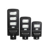 China 7000K 60 W 90 W 120 W Solar Garden Street Light 90° Beam Angle for sale