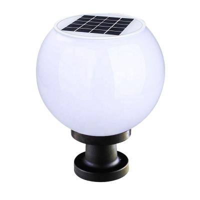 China Outdoor Waterproof Solar Powered Town House Lawn Garden Bungalow Pathway Fence Street Post LED Lights for sale