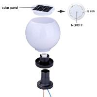 China Outdoor Waterproof Solar Powered Town House Lawn Garden Bungalow Pathway Fence Street Post LED Lights for sale