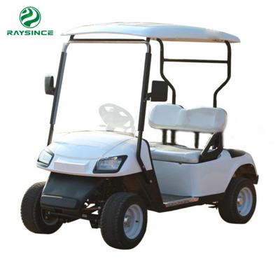 China Qingdao China factory supply mini electric golf carts cheap price 60V battery golf buggy with 2 seats for sale