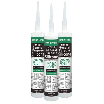 China 280ml 300ml Acetic Silicone Sealant Waterproof Glue General Purpose for sale