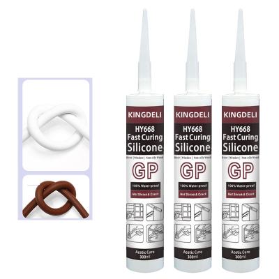 China Transparent GP Acetic Silicone Sealant For Kitchen Multipurpose for sale
