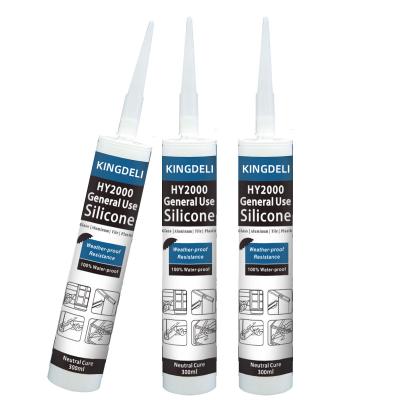 China Mildew Resistant Neutral Cure Silicone Sealant Waterproof For Door for sale