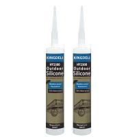 China Black White Window Silicone Caulk Weather Resistant With 280ml 300ml for sale