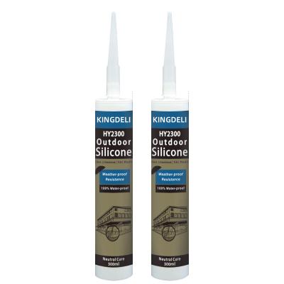 China Black White Window Silicone Caulk Weather Resistant With 280ml 300ml for sale