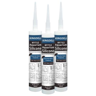 China Aging Resistant Acetic Cure Silicone Sealant For Construction Large Glass Plate for sale
