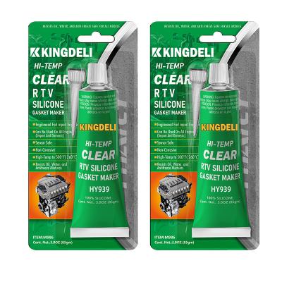 China Clear Gasket Maker Silicone Sealant , High Temperature Silicone Caulk For Car Engines for sale
