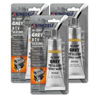 China GP Grey High Heat RTV Silicone Sealant Caulk Weather Resistant for sale