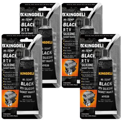 China Black Weatherproof Gasket Maker Silicone Sealant For Water Pumps for sale