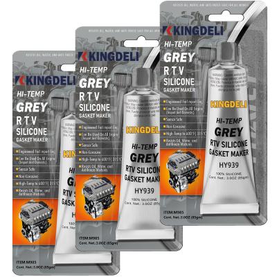China Grey RTV Gasket Maker Silicone Sealant UV Resistant For Auto Pump for sale