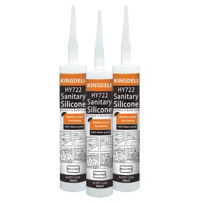 China Customized Sanitary Silicone Sealant With Transparent White Color for sale