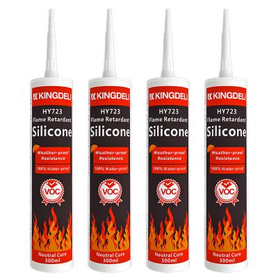 China Fire Retardant Neutral Silicone Sealant Glass Glue Adhesive Caulking Sealant for sale