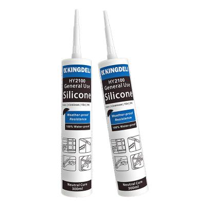 China Water Resistant Adhesive RTV Neutral Silicone Sealant For Glass 300ml for sale